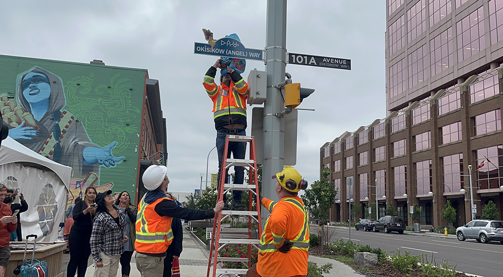 Okîsikow Way Day celebrated in Edmonton with new street blades and ...
