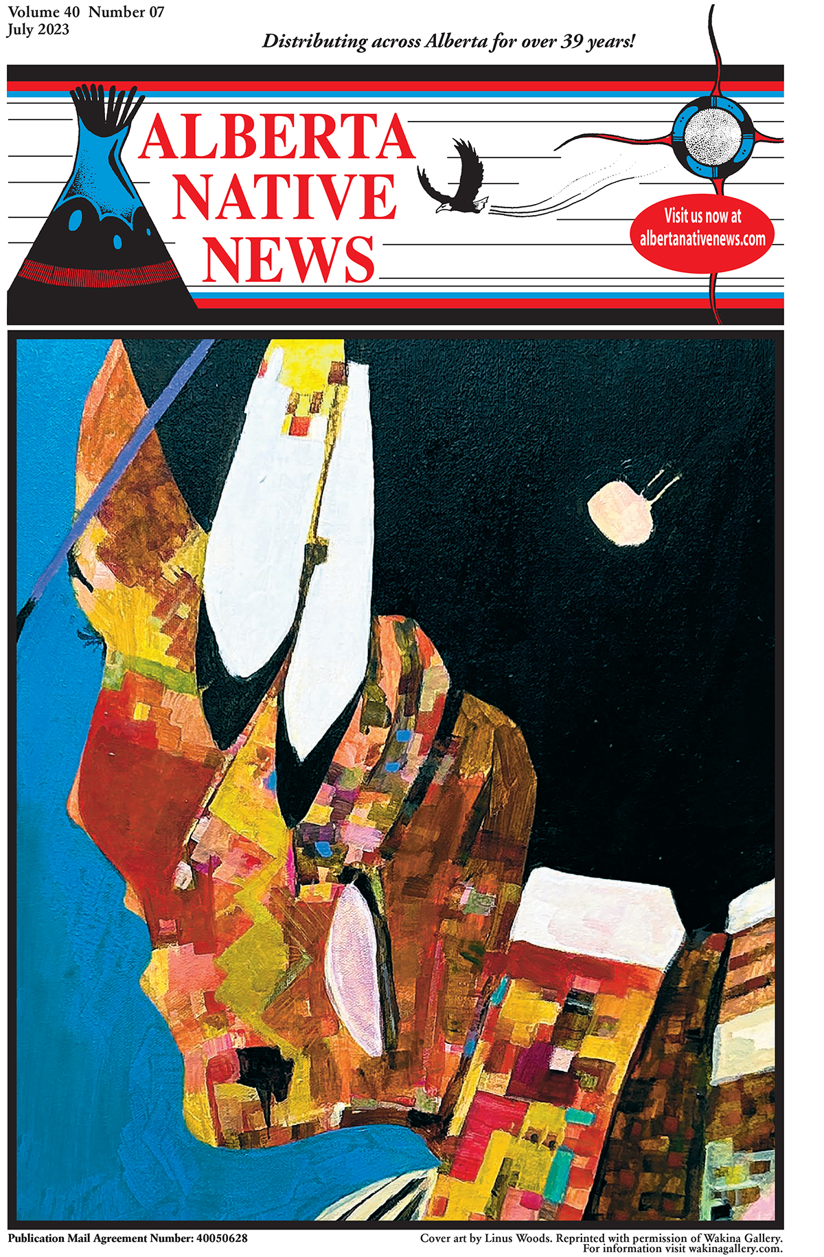 Feature artist for July 2023: Linus Woods - Alberta Native News