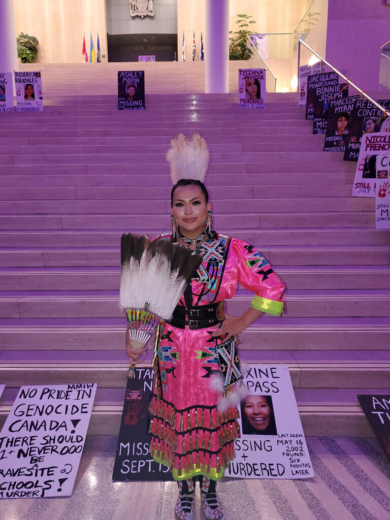 Chayla Delorme Maracle captivates audience at Edmonton City Hall on ...