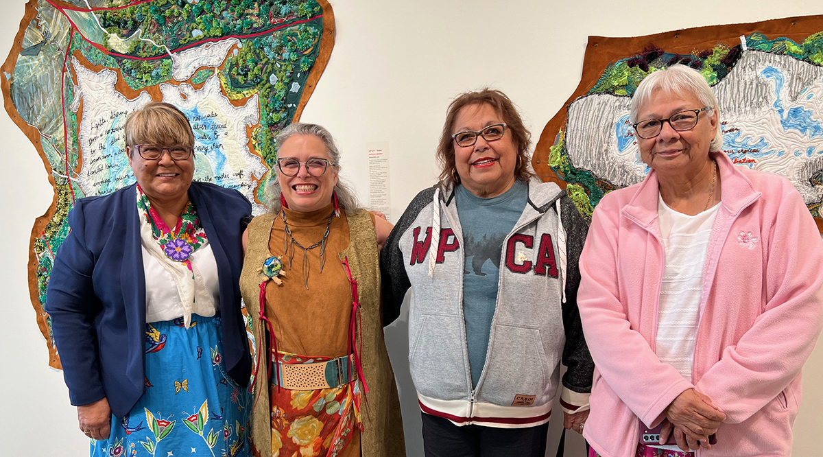 Captivating textile art exhibit depicts devastating changes to ...
