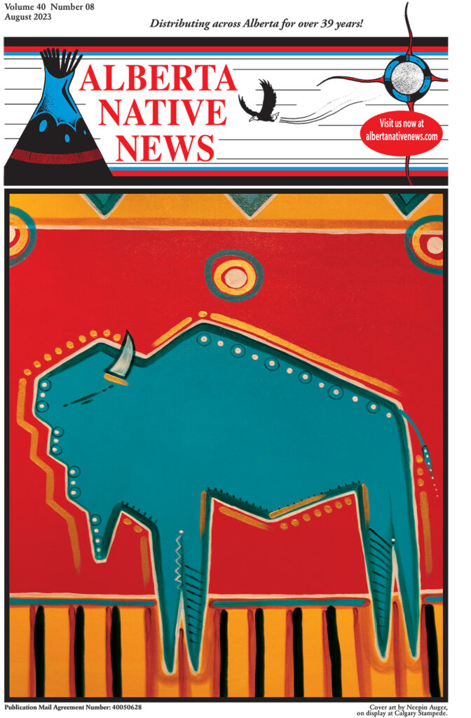 Feature artist for August 2023: Neepin Auger - Alberta Native News