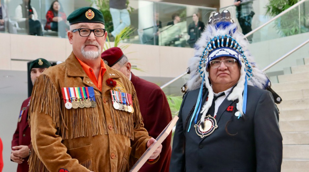 Edmonton, Aboriginal Veterans Society of Alberta recognize National ...