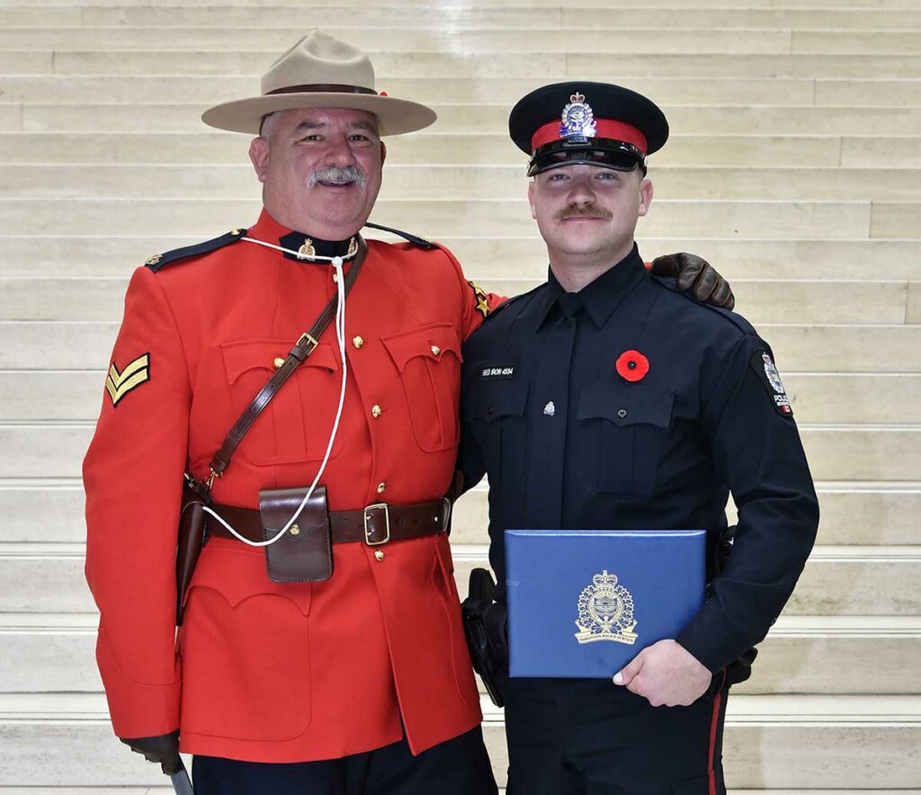 Edmonton Police Services Recruit Torrell Red Iron fosters respect and ...