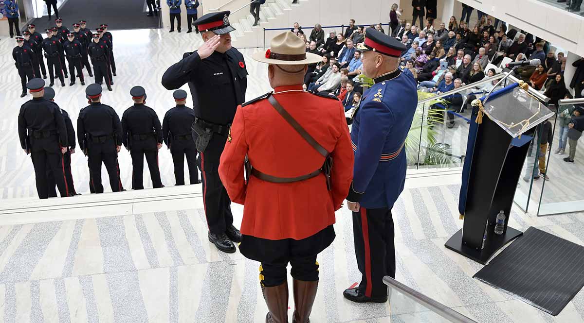 Edmonton Police Services Recruit Torrell Red Iron fosters respect and ...