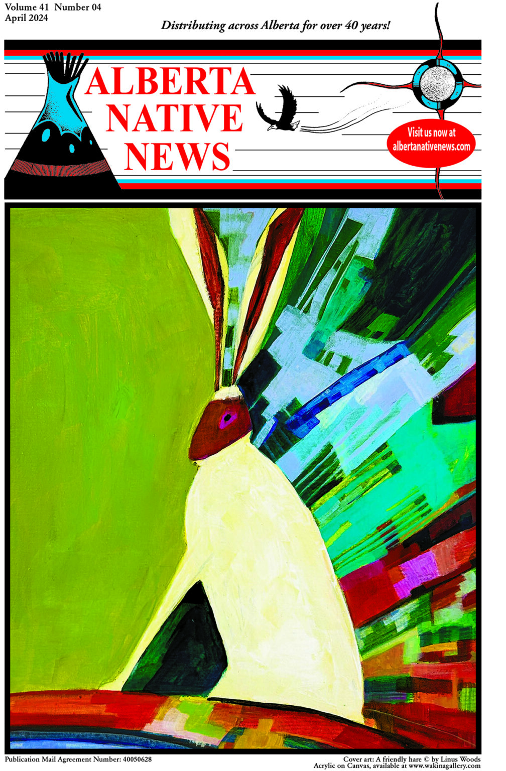 Feature artist for April 2024: Linus Woods - Alberta Native News