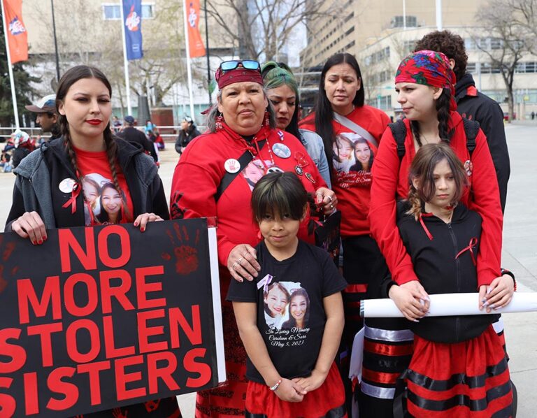 Lost loved ones remembered, cherished on Red Dress Day in Edmonton ...