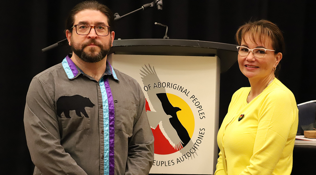 Brendan Moore and Shawna Jean elected new National Chief and Vice-Chief ...