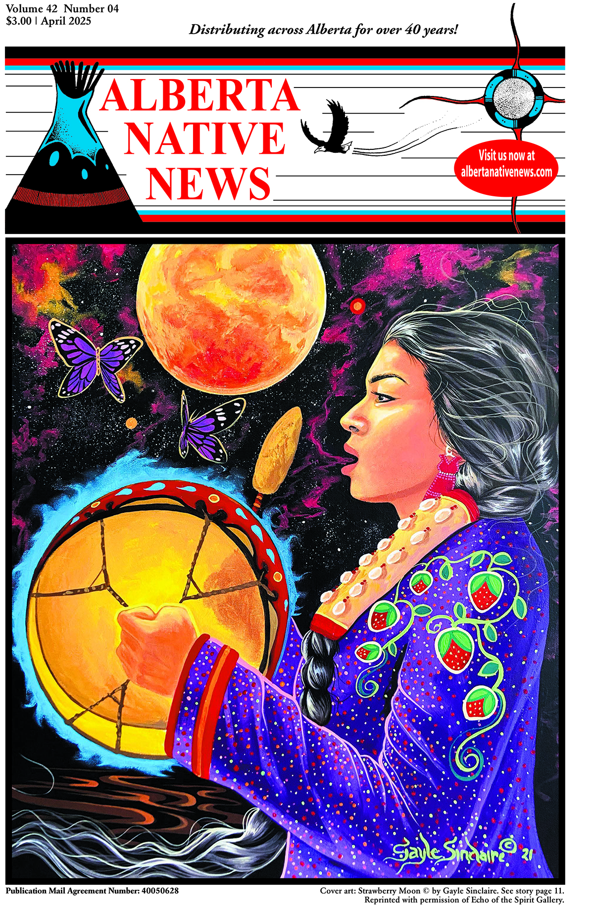Feature artist for April 2025: Gayle Sinclaire - Alberta Native News
